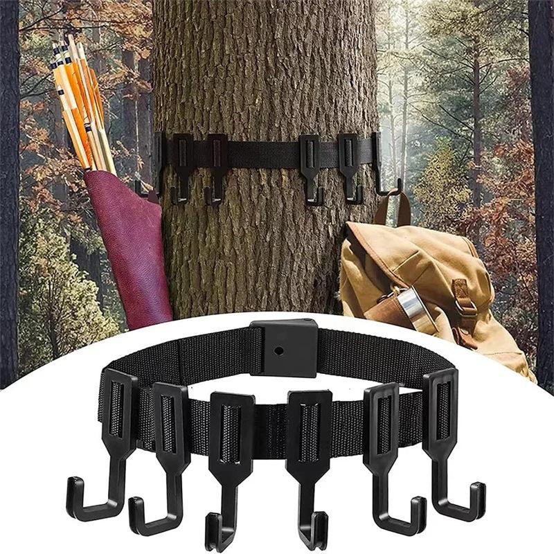 Outdoor Camping Tree Hook Webbing Hook Tree Gear Hook Black Hunting ...