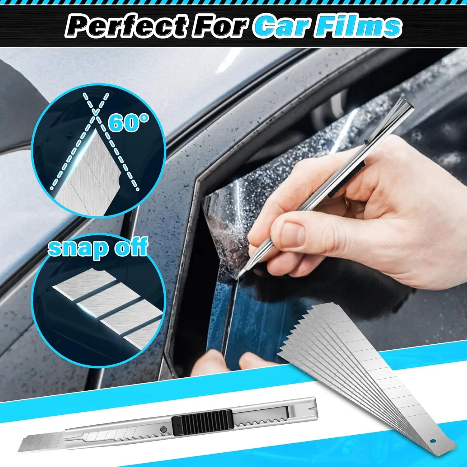 18 count Window Tint Kit, Vinyl Wrap Tool Kit - Professional Window ...