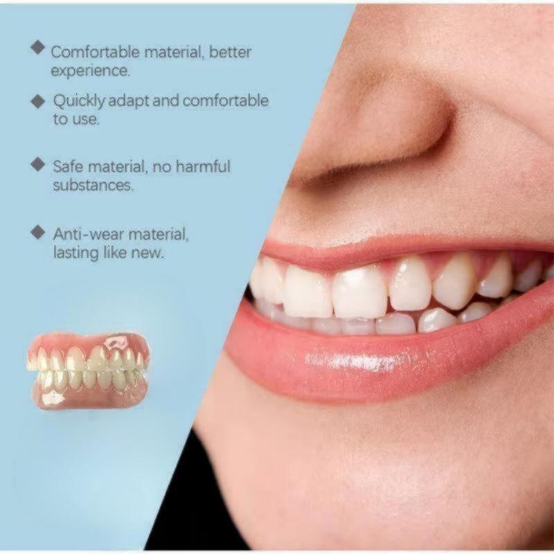 1 Set Complete Denture Kit (Upper & Lower Teeth) - Soft Gel-like ...