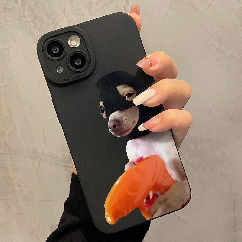 Cartoon Dog Pattern Phone Case, Full Body Shockproof Phone Protective ...