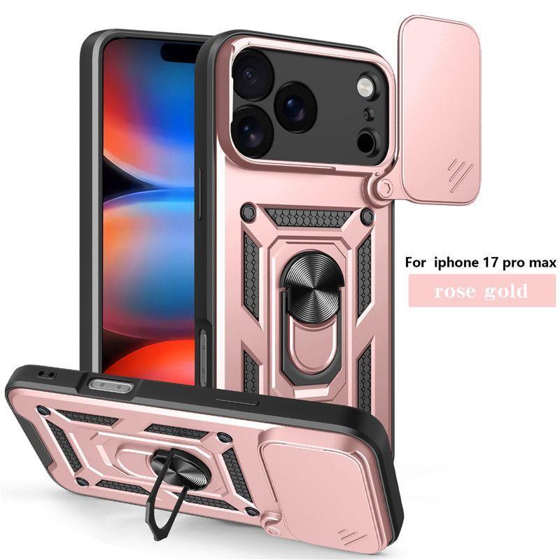 Shunjia Sliding Window Armor Case for iPhone 17/17 Pro/17 Pro Max/16/15 ...