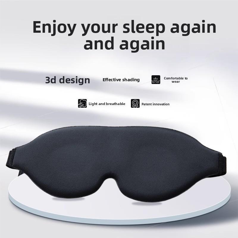 3D Eye Mask for Blackout Sleep - Adjustable Size Memory Cotton ...