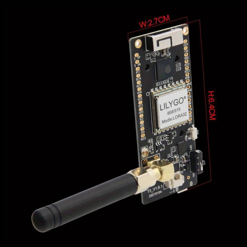 LoRa32 V2.1 ESP32 Development Board with 0.96" OLED, TF Card Slot, BLE ...