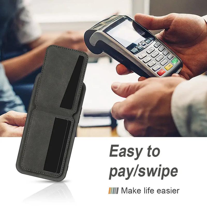 Luxury faux Leather Wallet Phone Case for iPhone 16 15 14 13 12 11 16E ...