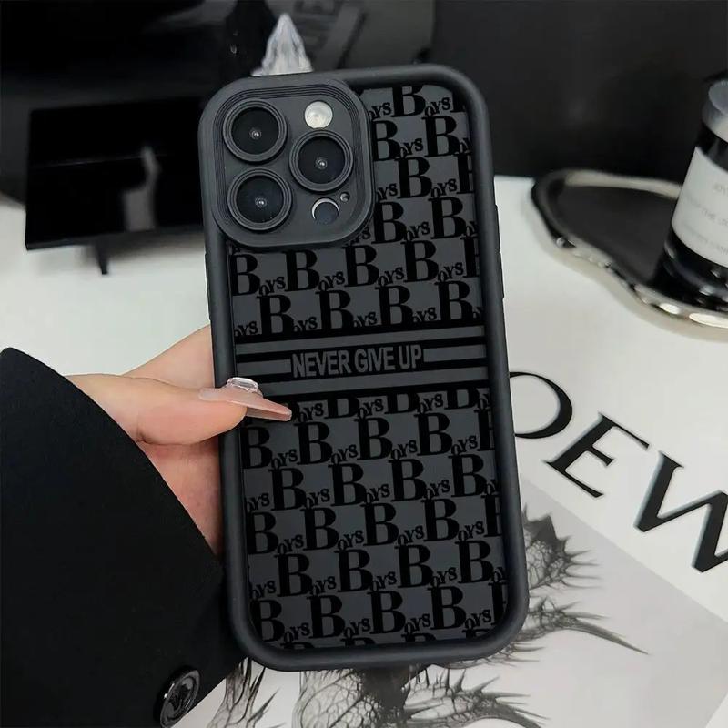Black Letter Pattern Phone Case, New Sky Eye Ladder Protective Cover ...