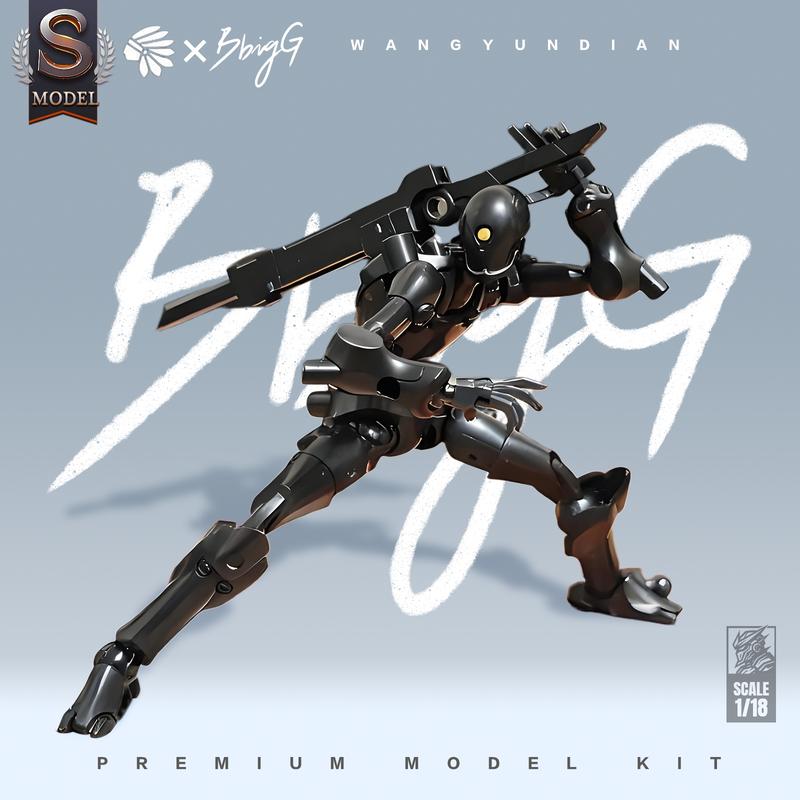 1/18 Scale Mecha Model Kit, Flexible Pok Joints, Dual Body Assembly ...