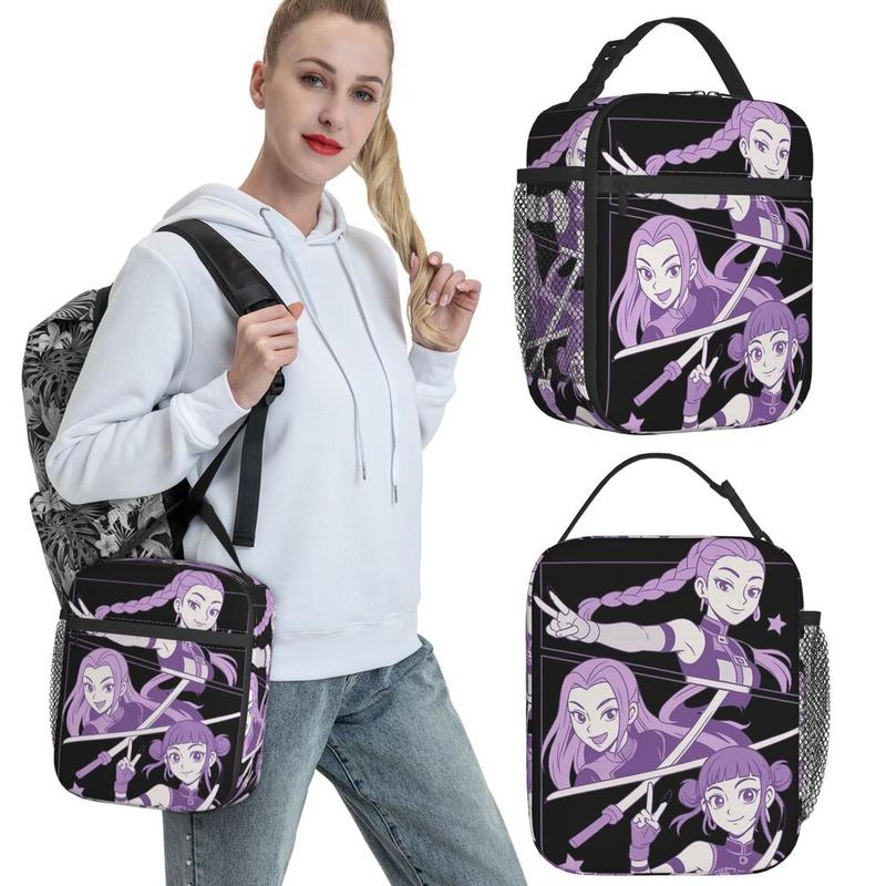 Kpop Demon Hunters Huntrix Mira Rumi And Zoey Lunch Bag Lunch Box Child ...