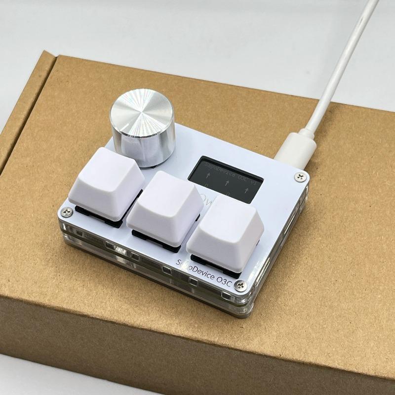 Rapid Trigger Hall Switches Magnetic Pink Switches Keyboard With Knob ...