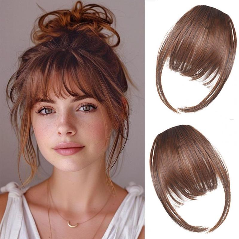 VIRAL French Girl Air Bangs! TikTok Made Me Buy It | Natural Wispy Clip ...