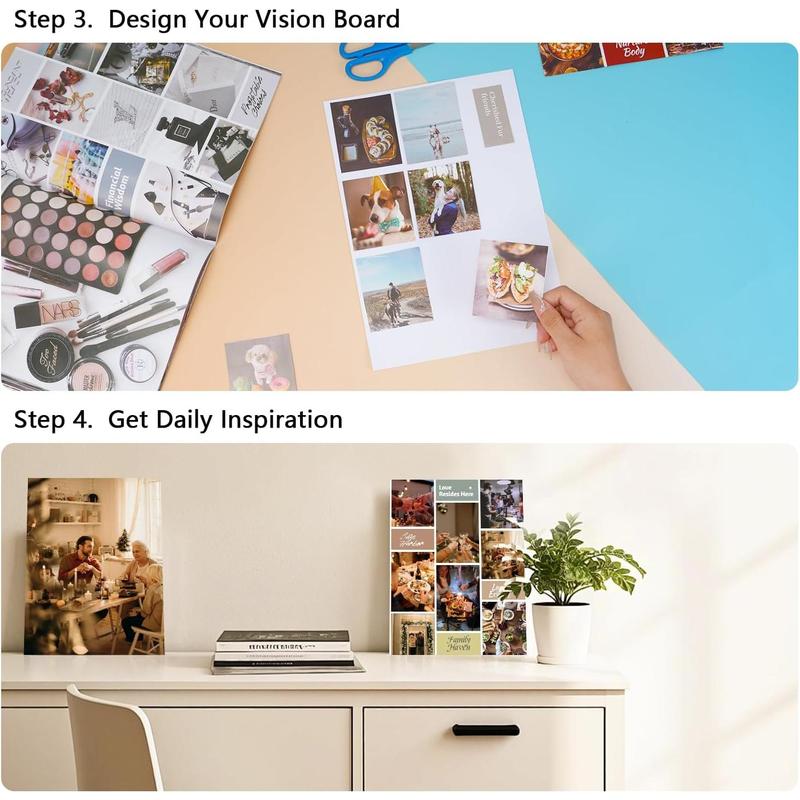 Vision Board Book for Manifestation & Goal Setting - 1200 ...