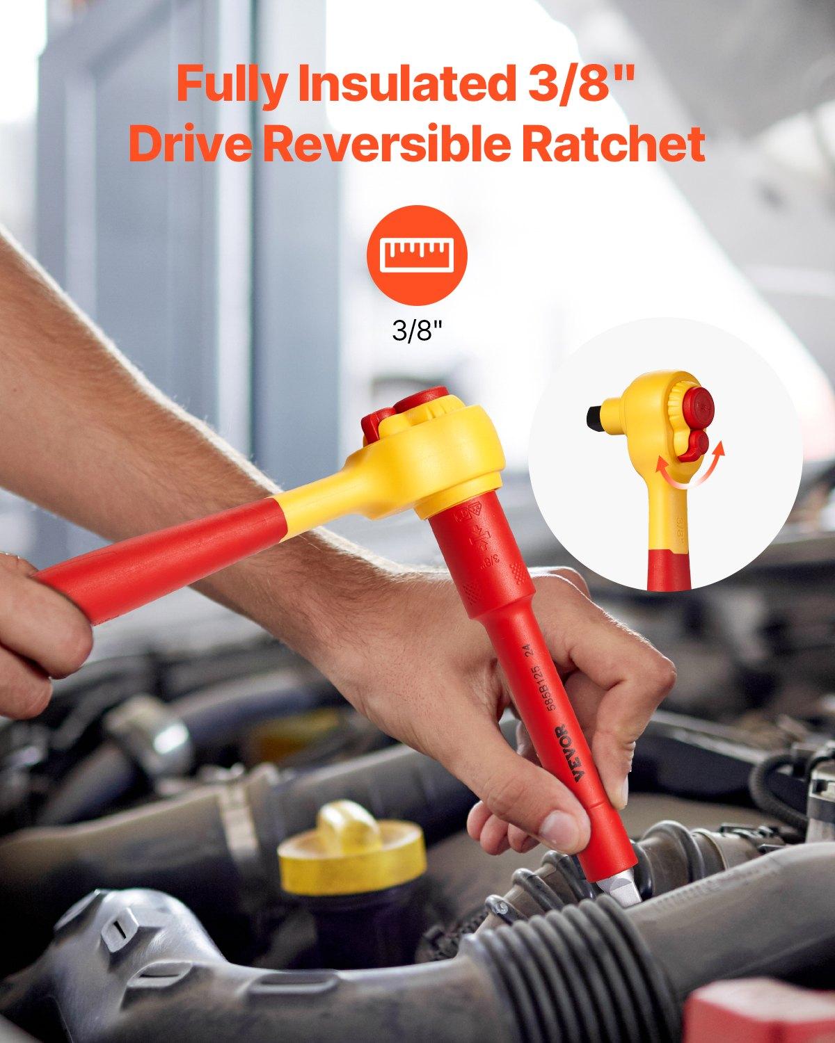 【DealsForYouDays】VEVOR 16-Piece 1000V Fully Insulated Socket & Wrench ...