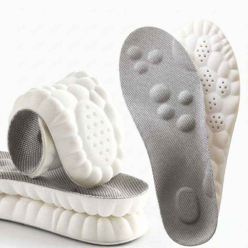 4D Shoe Cloud Insoles for Men Women, Soft Memory Foam Orthotic Shoe ...