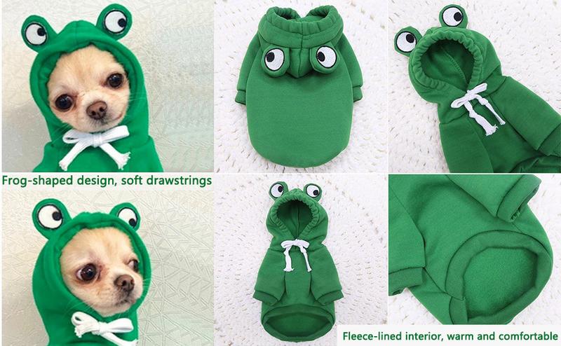 Warm Dog Winter Clothes Cute Fruit Dog Coat Hoodies Fleece Pet Dogs ...