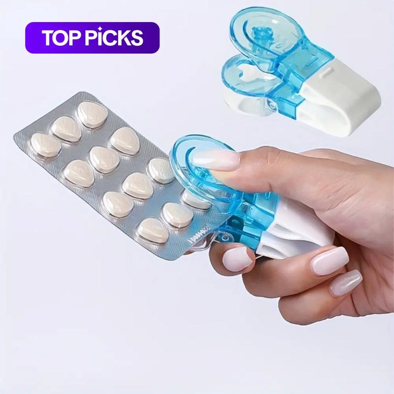 Portable Pill Extractor, 2pcs Mini Pill Extractor with Storage Box ...