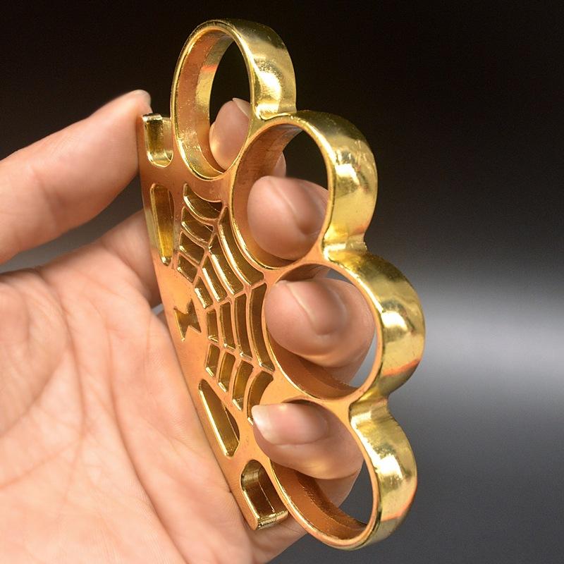 Spider Four-Finger Hand Buckle Finger Ring Joint Copper Ring Four ...