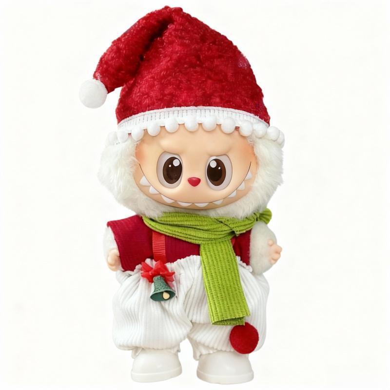 Labubu Christmas Theme Set Clothes 3-Piece Santa & Reindeer Outfits ...