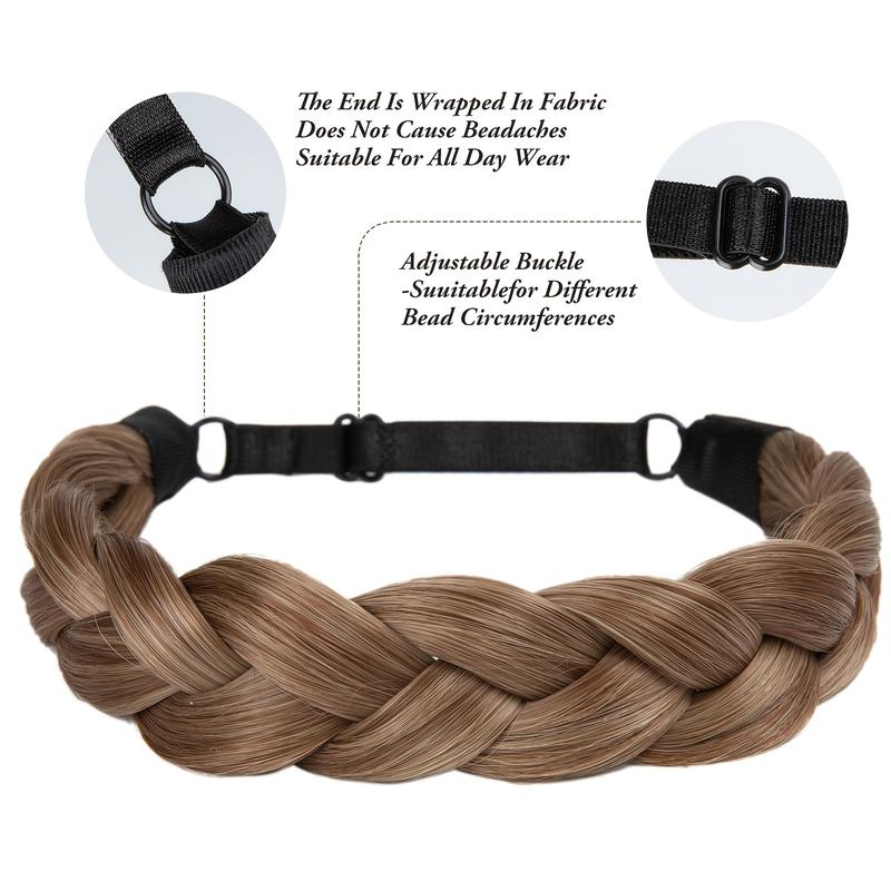 Adjustable Handmade Braided Headband - Natural Fiber High Temperature ...