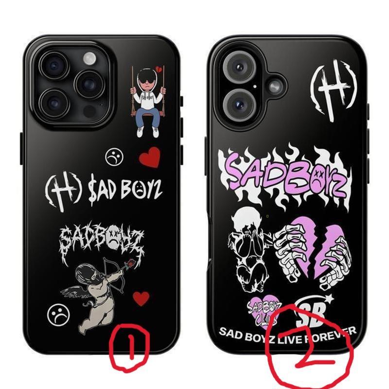 2 Style Sad Boyz Junior H Phone Case For iPhone 17 17Air 16 15 14 13 12 ...