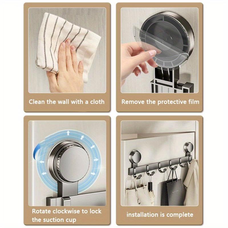 A Hook for The Back of The Door, Easy to Install Without Drilling ...