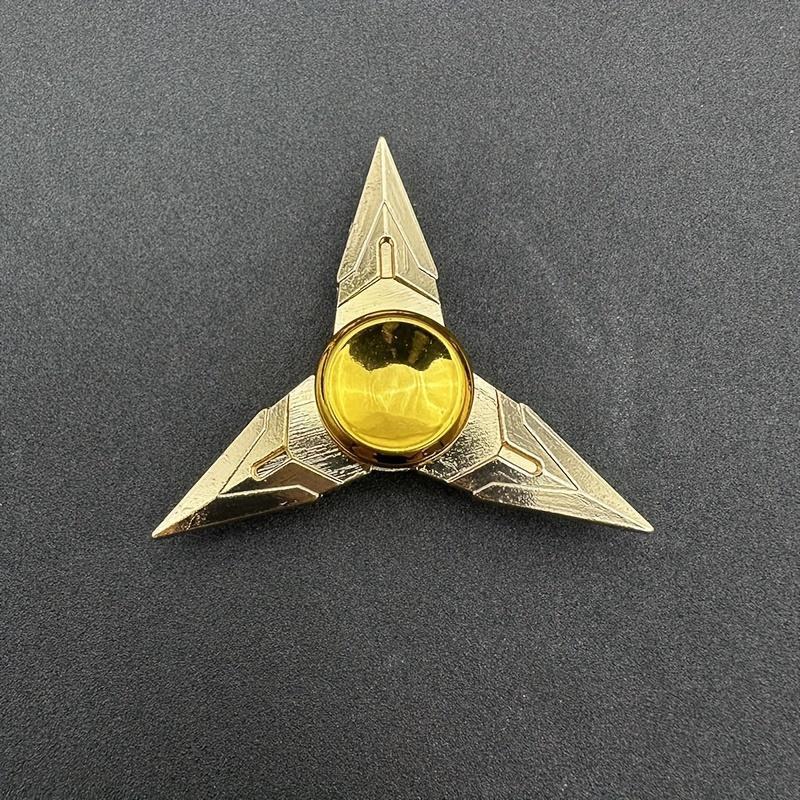 1pc Premium Zinc Alloy Fidget Spinner, Golden fingertip gyroscope, and ...