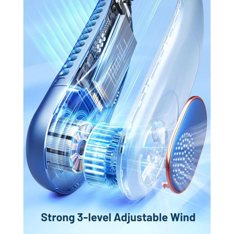 Portable Fan 360? Cooling Bladeless Personal Fan | No Hair Twisting ...