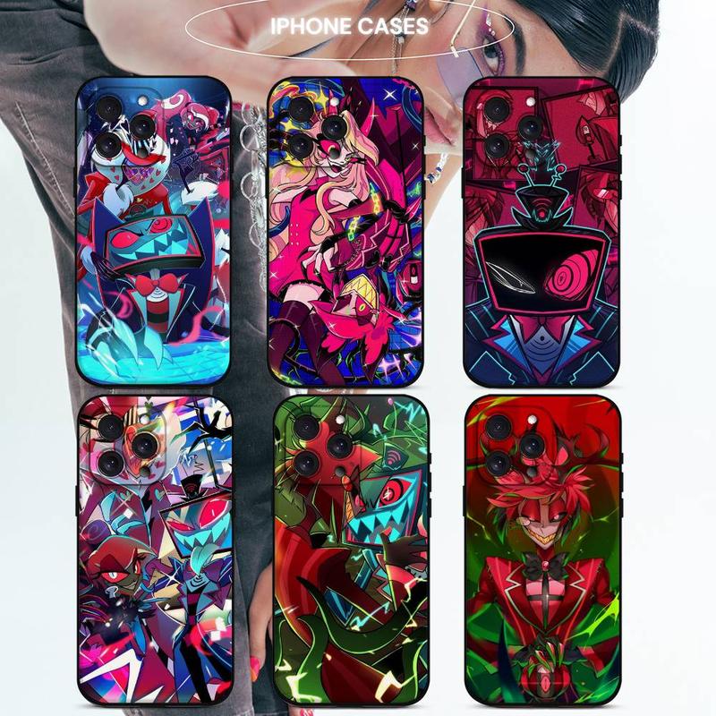 H-Helluva Boss Phone Case Black Shell For IPhone 16/15/13/14 Pro Max ...