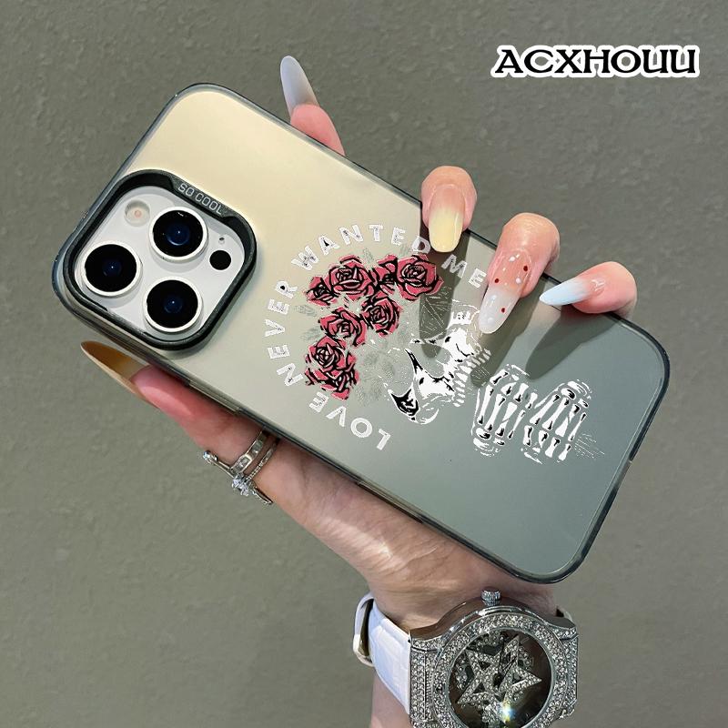 Softcase for iPhone 17 16 E Pro Max 15 Plus 14 13 12 11 XS XR Skull ...