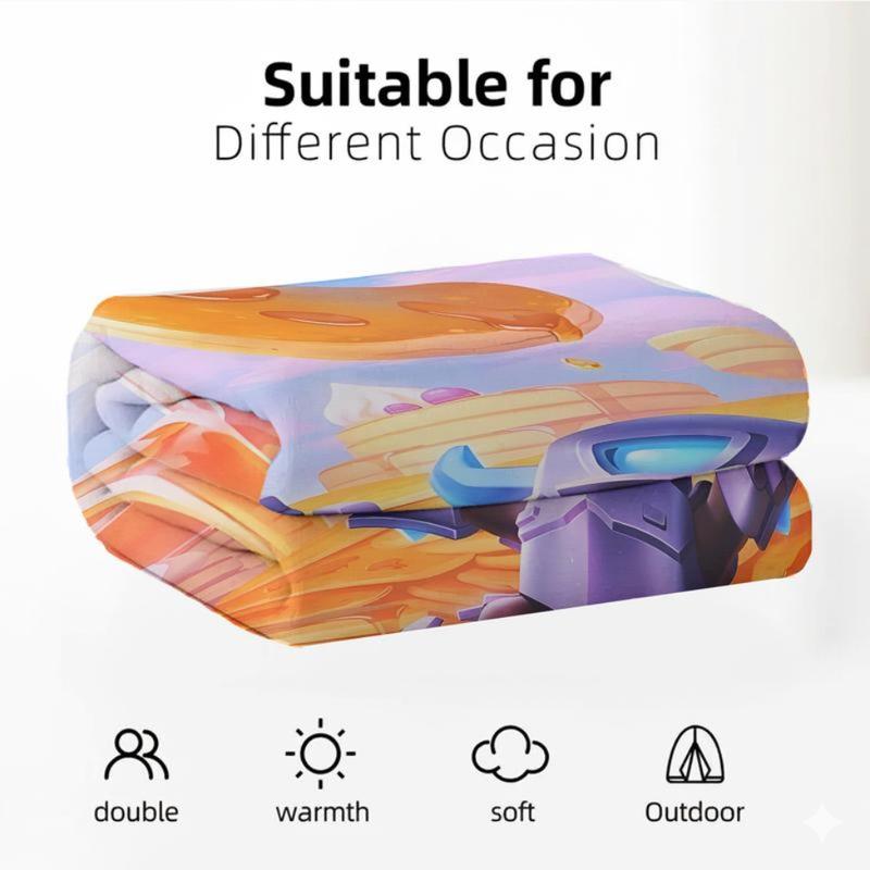 Clash Royale Mini Pekka Cute Soft Blankets Kids Plush Throw Pancakes ...