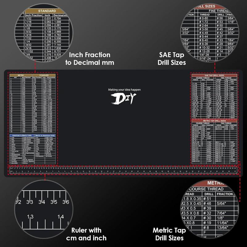 39.5"X18" DIY Worktable Mat Large Work Bench Mat Workshop Mat Workbench ...