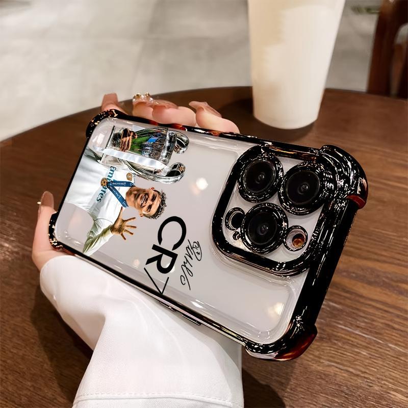 SU!Football Star Golden Ball C-CR7 Phone Case Compatible with iPhone 16 ...