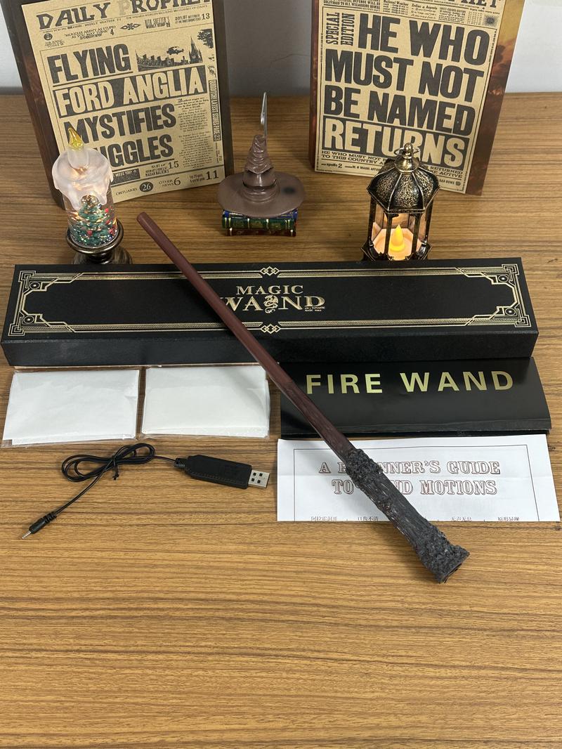 8-14Y Children’s Witch Wizard Prop - Fire-Breathing Magic Wand ...