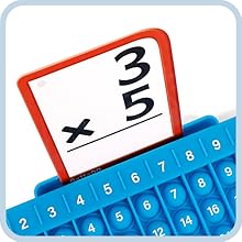 Math Flash Cards + Math Board, Multiplication Flash Card Times Table ...