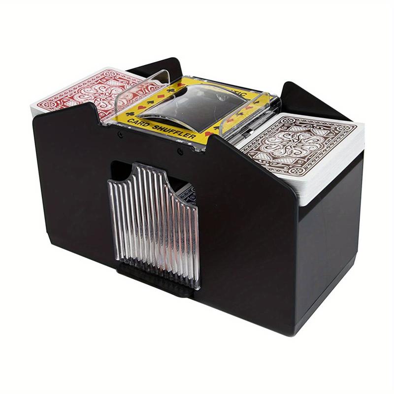 Automatic Card Shuffler - Battery-Powered, Transparent Panel - TikTok Shop