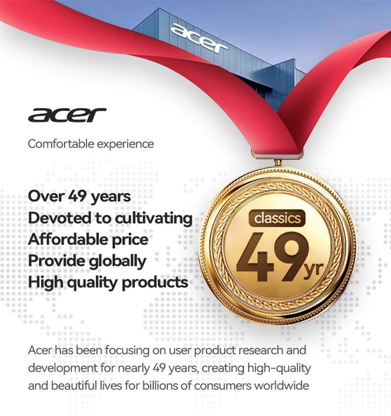 Acer OHR537 Wireless Open-Ear Headphone, Fashionable Earbuds, Wireless ...