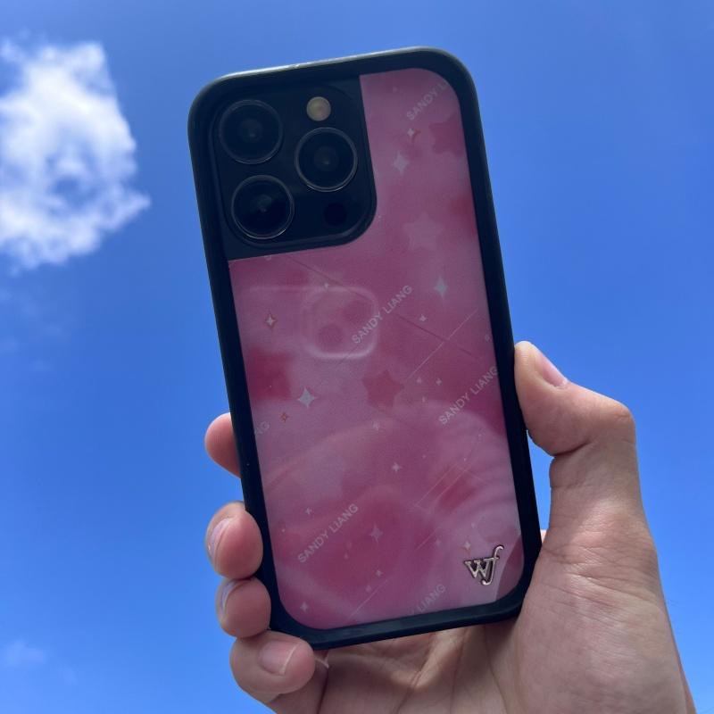 iPhone case for Wild Flower Girl, compatible models include iPhone 12 ...