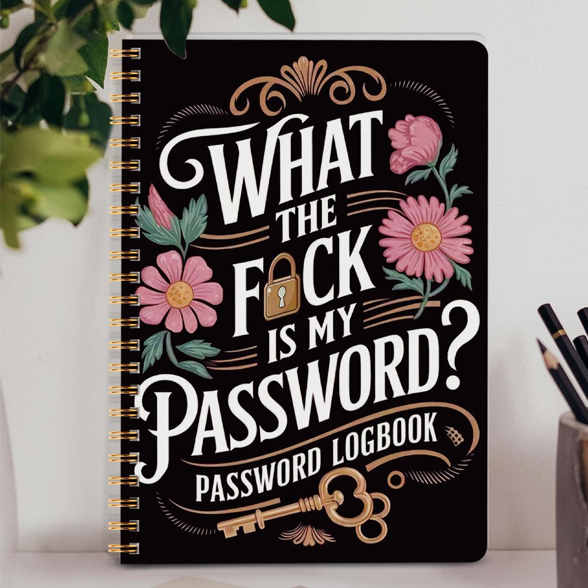 1pc Simple Password Book, Organizer Notebook, Minimalist Advanced ...