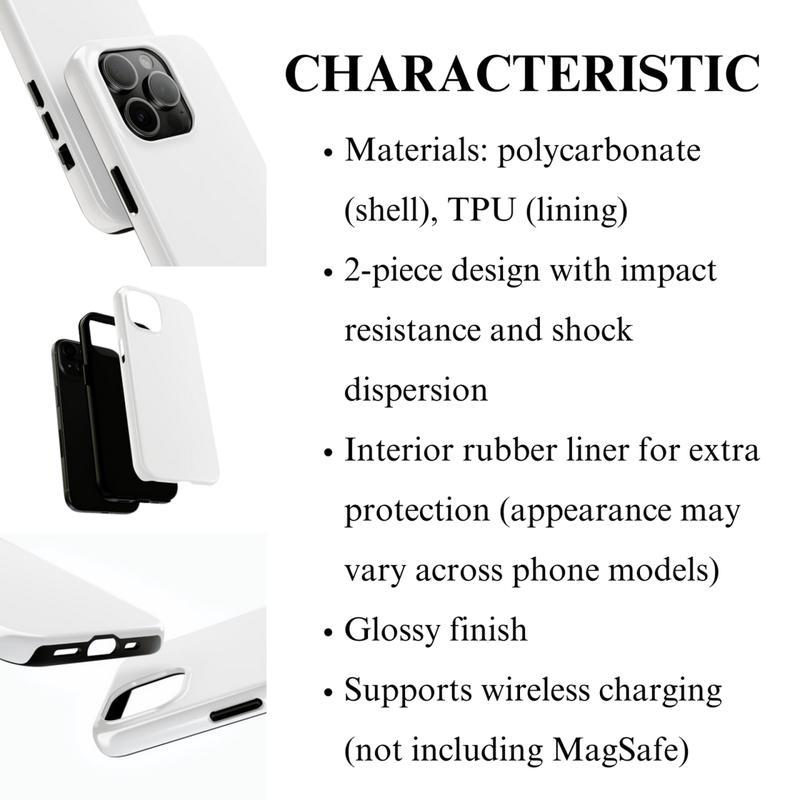 Navy Blue Polka Dot Phone Case for iPhone 16 15 14 13 12 - TikTok Shop