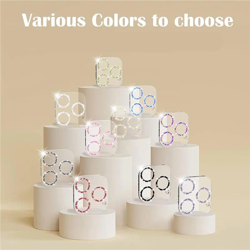 Bling Glitter Diamond Clear Camera Lens Protector Case for IPhone 17 ...