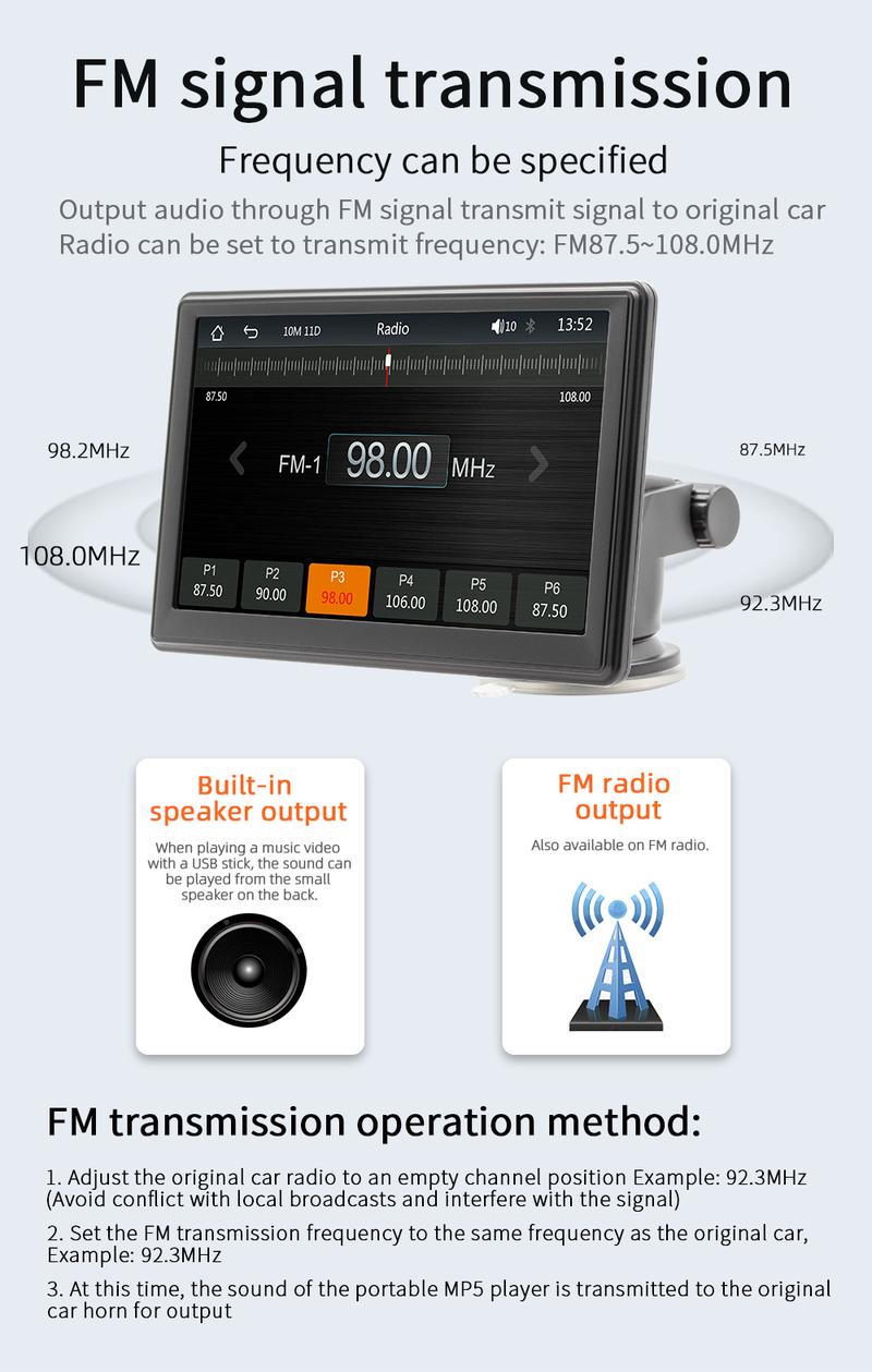 2025 Upgraded Wireless CarPlay Screen: The Ultimate Portable CarPlay ...