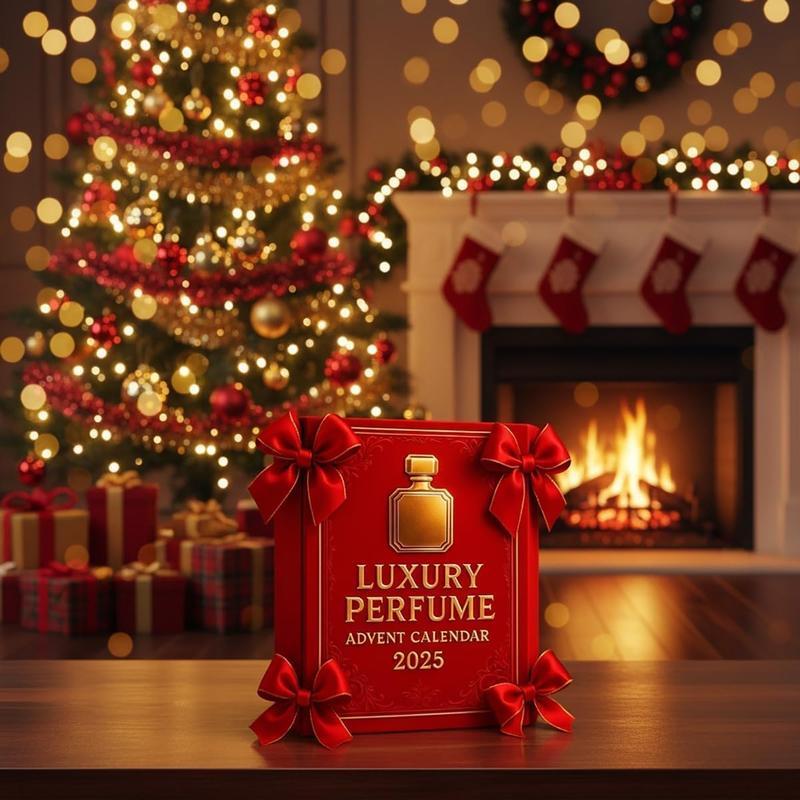ChristmasGifts2025 Luxury Fragrance Advent Calendar, 2D Flat Acrylic 24 ...