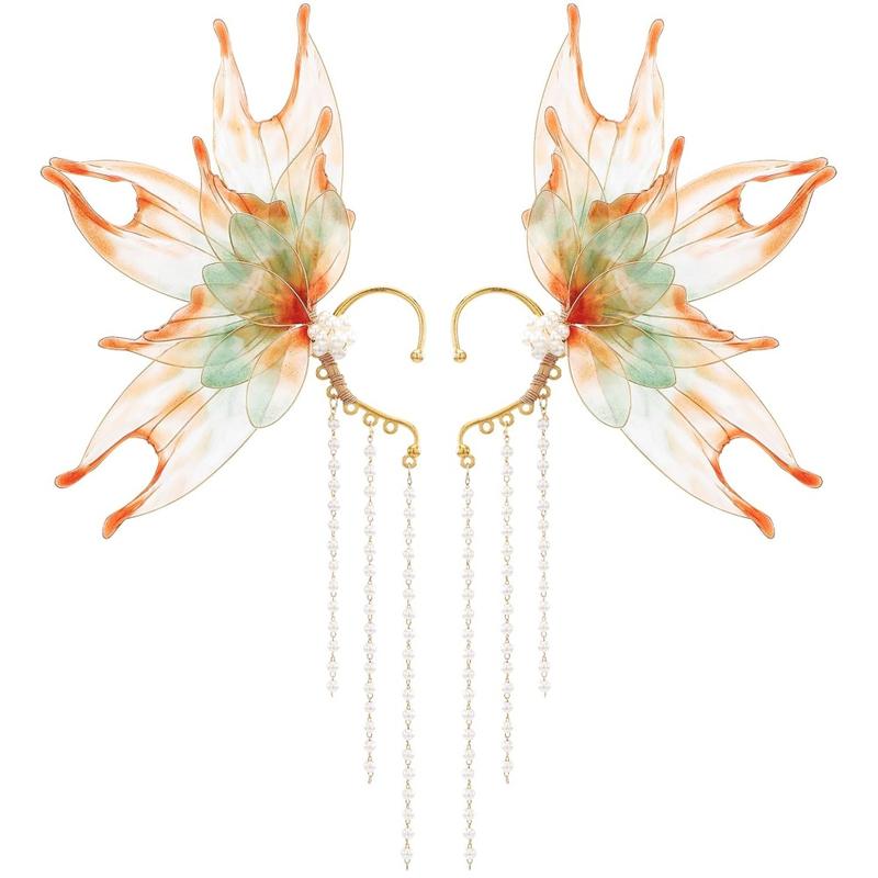 Elf Ear Cuffs Mermaid - Fairy Mermaid Ears Auricular Fins Earring with ...