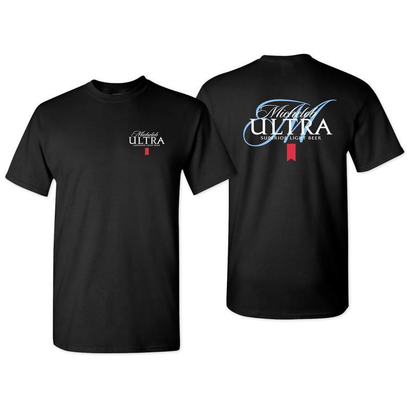Ultra Light Beer T-Shirt Michelob Ultra Design Crewneck Unisex Graphic ...