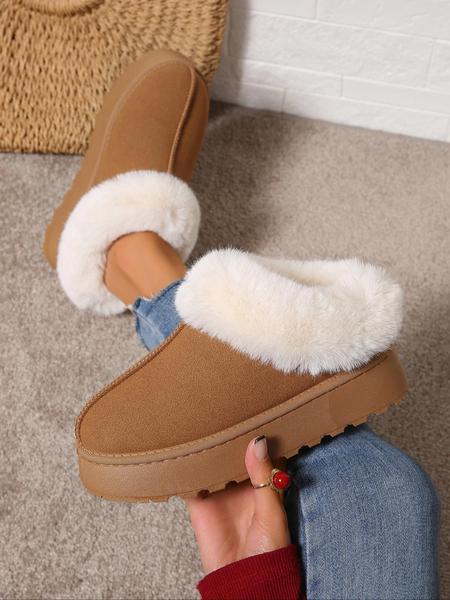 Women's Felt Slippers with Plush Inner Lining, Soft Cozy Design for ...