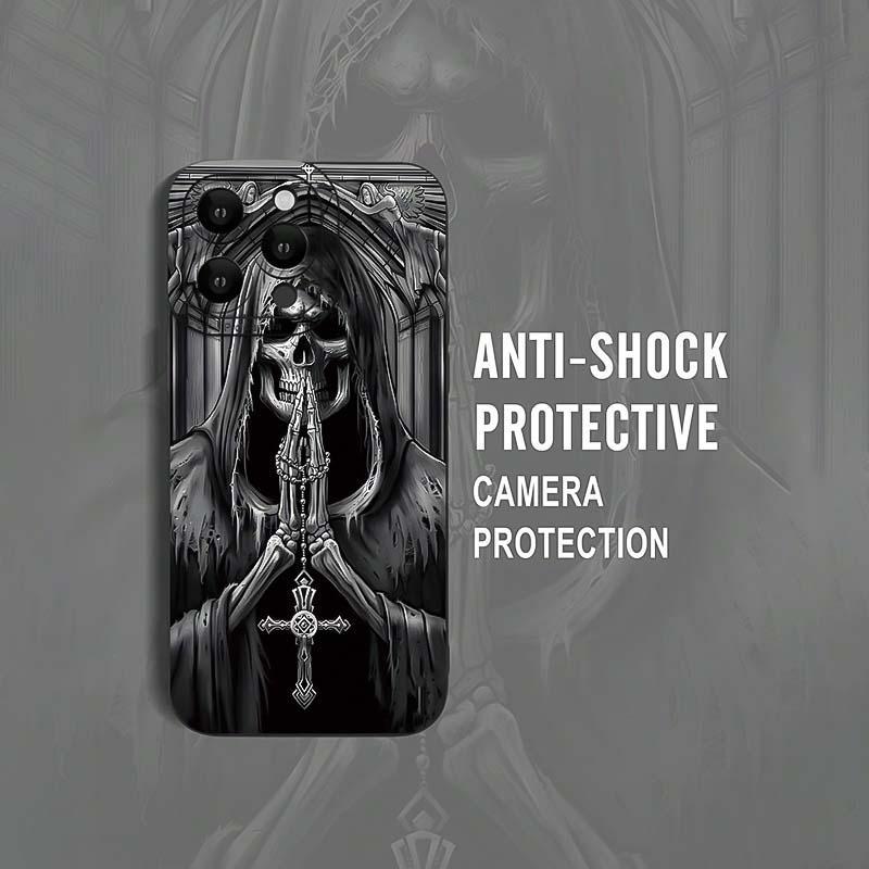 Skull Pattern Phone Case, Creative Phone Protector Cover, Mobile Phone ...