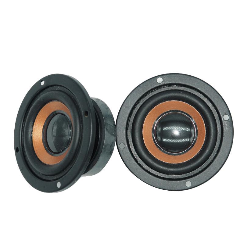 2 pcs/lot 63mm 4 ohm 5W Speakers Subwoofer 45 Core Magnetic Round Bass ...