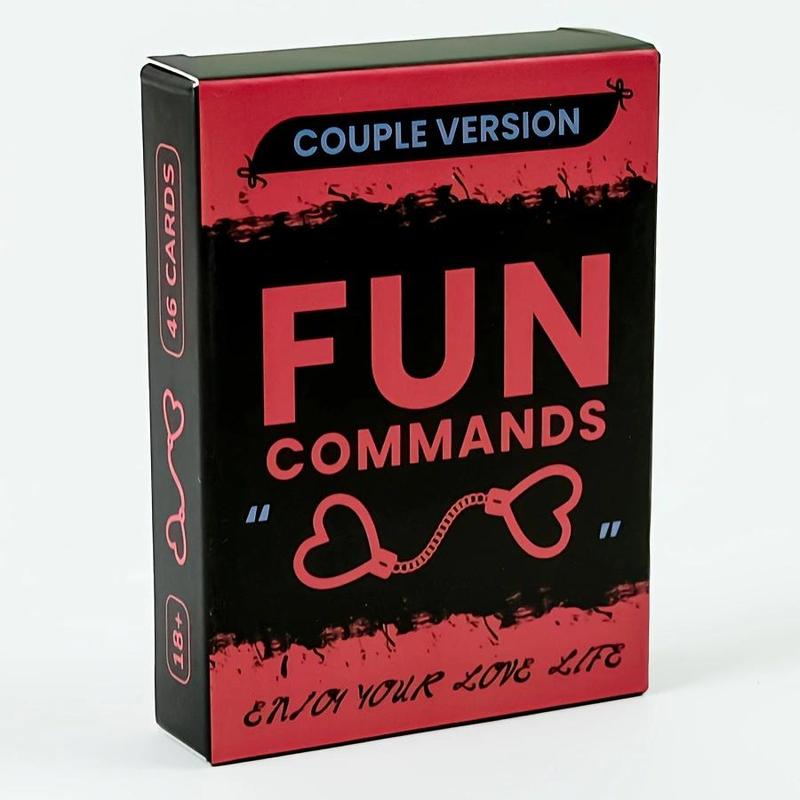Fun Commands Card Game, 46 Couple Cards, Interactive Leisure and ...