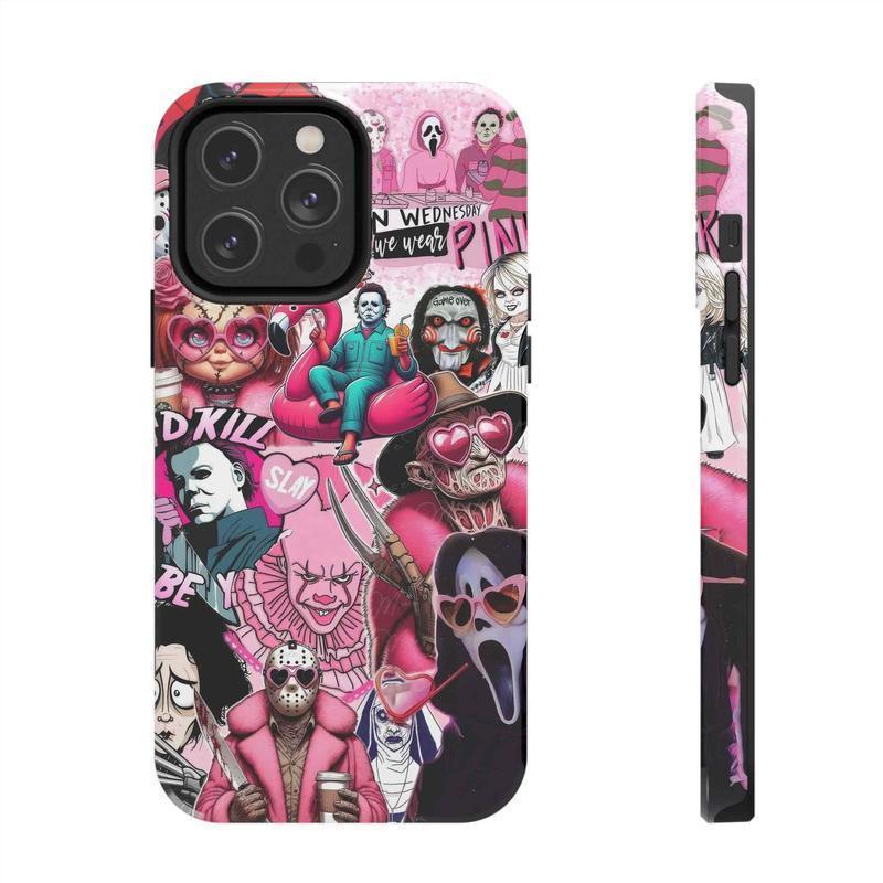 Horror Character Spooky Pink Halloween Vibe Scary Movie Tough Phone ...