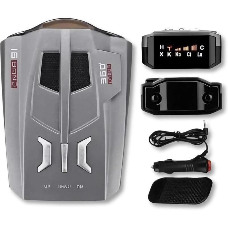 KF Premium V9 16-Band 360 ° Car Trucker Laser Radar Detector with Speed ...