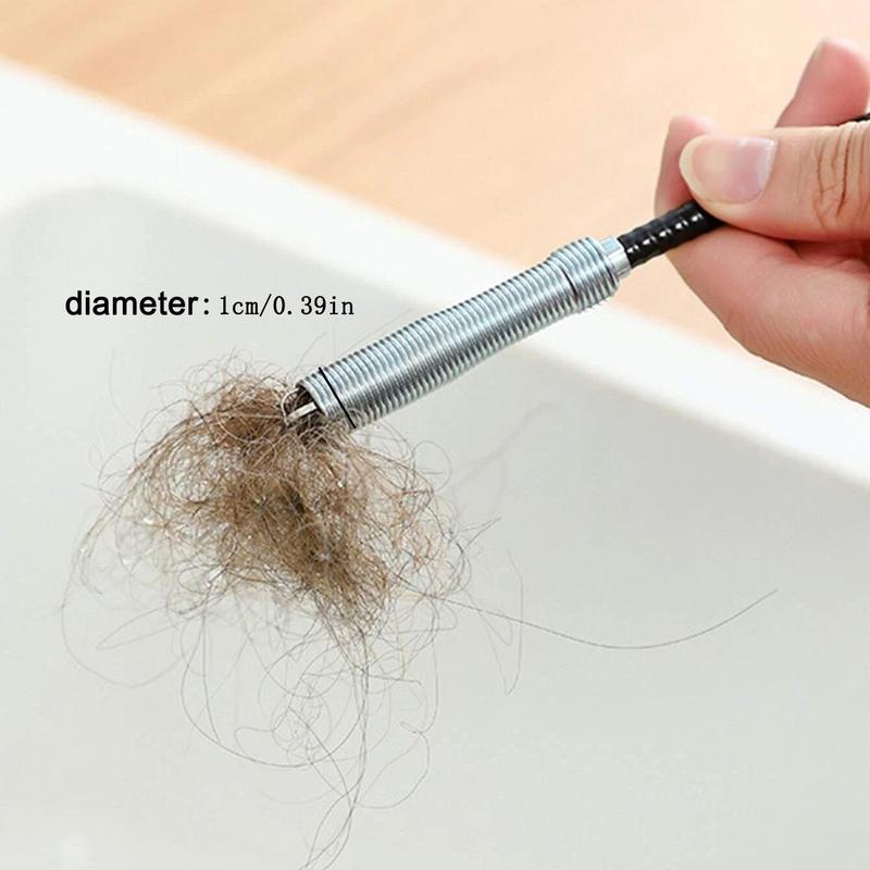 Stainless Steel Sewer Unclogging Tool, 1 Count Portable Reusable ...