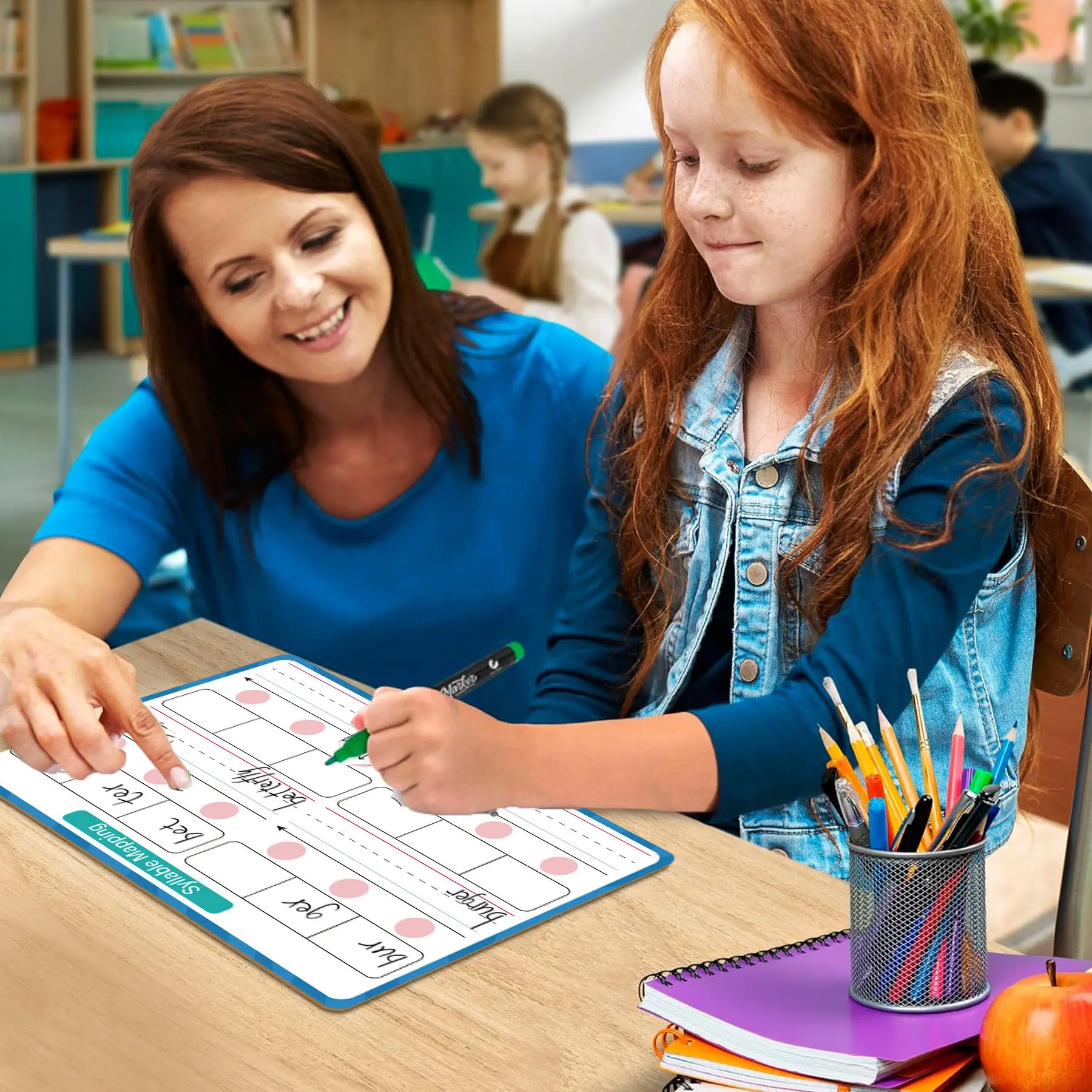 10-Piece Phonemic Awareness Dry Erase Board, 8 "x 12" - Speech and ...
